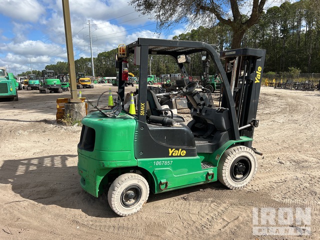 2017 Yale GTP050MXNEAE078 4800 lb Pneumatic Tire Forklift in ...