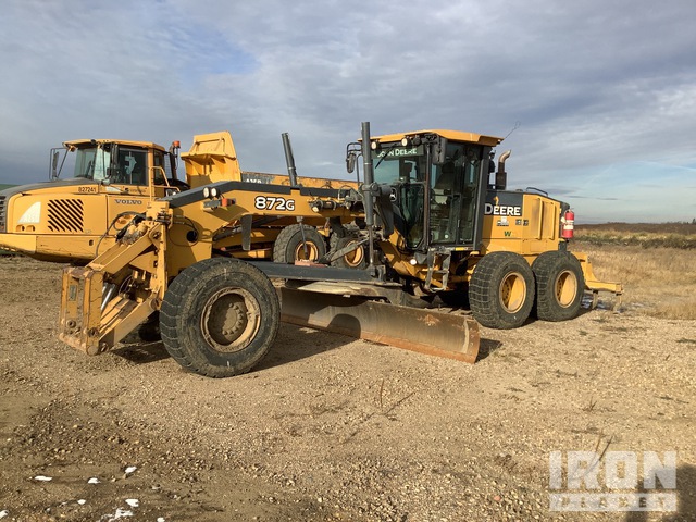 John Deere 872G AWD Motor Grader (Inoperable) in Newbrook, Alberta ...