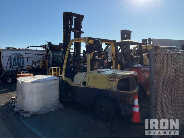 2018 Hyster H100FT 9200 lb Pneumatic Tire Forklift in Mansfield ...