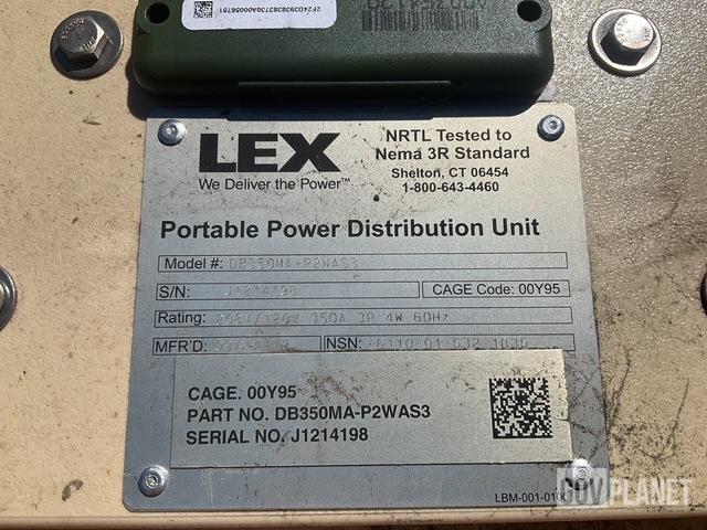 Surplus (14) LEX DB350MA-P2WAS3 Control Panels in Albany, Georgia ...