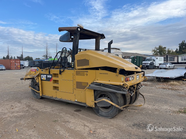 2019 Cat CW34 Pneumatic Roller (Inoperable) in Sacramento, California ...