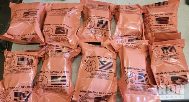 Surplus HDR MRE (48) Cases Humanitarian Daily Ration MRE Meals by ...
