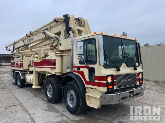 1998 Mack MR688S Concrete Pump Truck in Irving, Texas, United States ...