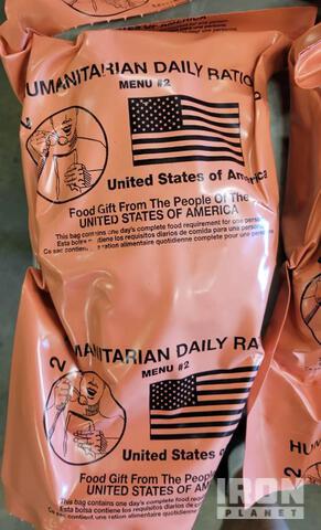 Surplus HDR MRE (8) Cases Humanitarian Daily Ration MRE Meals by ...
