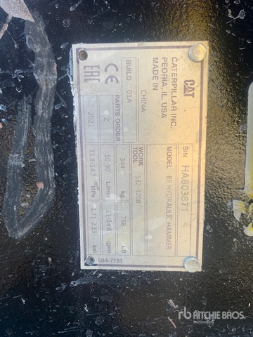 Cat B8S Hydraulic Breaker in Fenton, Missouri, United States ...