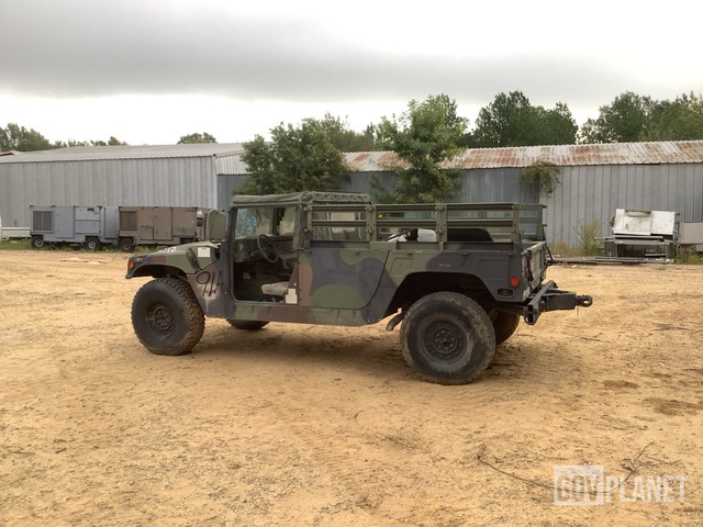 Surplus 1997 AM General M1097A2 HMMWV 2 Door Soft Top w/Truck Body in ...