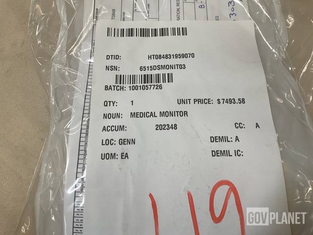 Surplus 2020 Philips IntelliVue G7 Anesthesia Gas Module in North Las ...