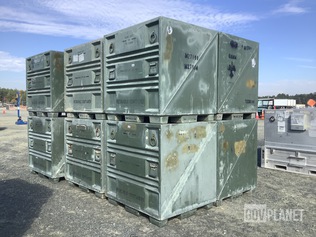 Surplus (12) Plastics Research Pallet Containers in Butner, North ...