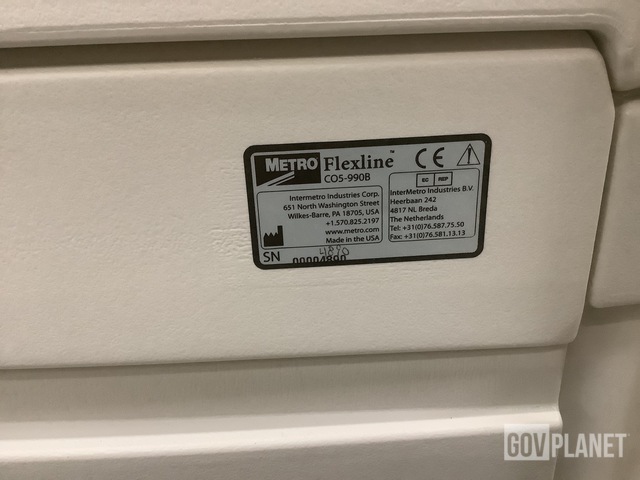 Surplus Metro Flexline CO5-990B Medical Supply Cart in North Las Vegas ...
