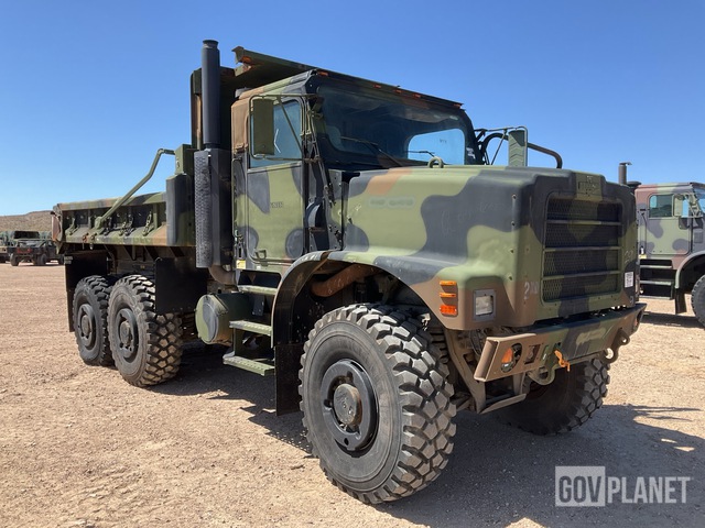 Surplus 2004 Oshkosh MK29 MTVR 7 Ton 6x6 Dump Truck in Yermo ...