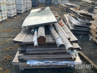 Surplus (5) Stacks of Metal Sheets, Bars & Rods in Butner, North ...