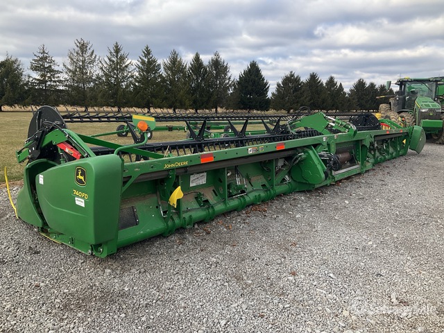 2019 John Deere 740FD 40 ft Flex Draper Combine Header in Dayton, Ohio ...