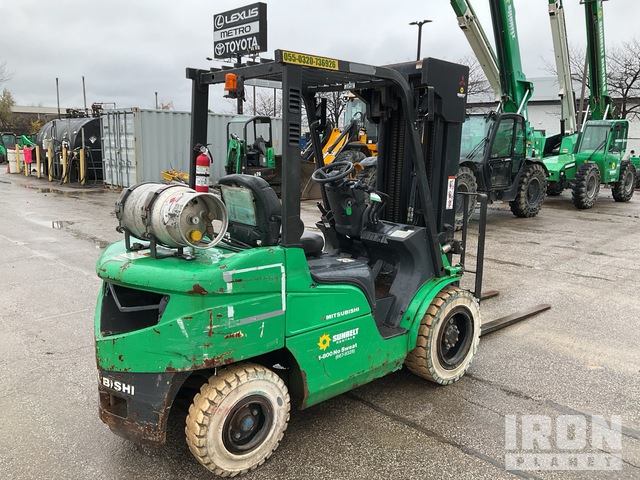 2015 (unverified) Mitsubishi FG30N 4200 lb Pneumatic Tire Forklift in ...