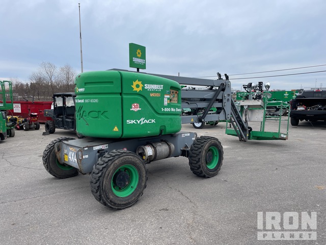 2015 Skyjack SJ46AJ 4WD Dual Fuel Articulating Boom Lift in FRANKSVILLE ...