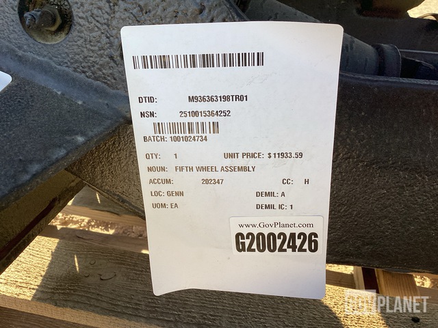 Holland Fifth Wheel Assembly in Yermo, California, United States ...