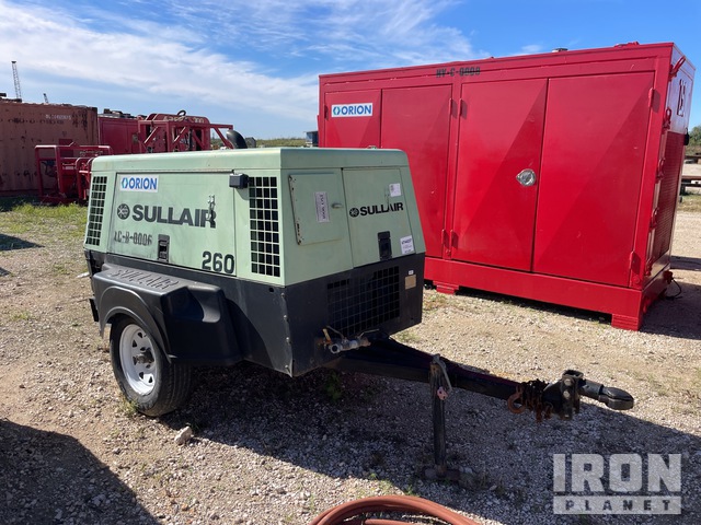 2008 Sullair 260 JD 260 cfm Mobile Air Compressor in Channelview, Texas ...