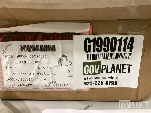 Surplus (5) General Dynamics 10657324-011PEW Deaerator Tank Assemblies ...