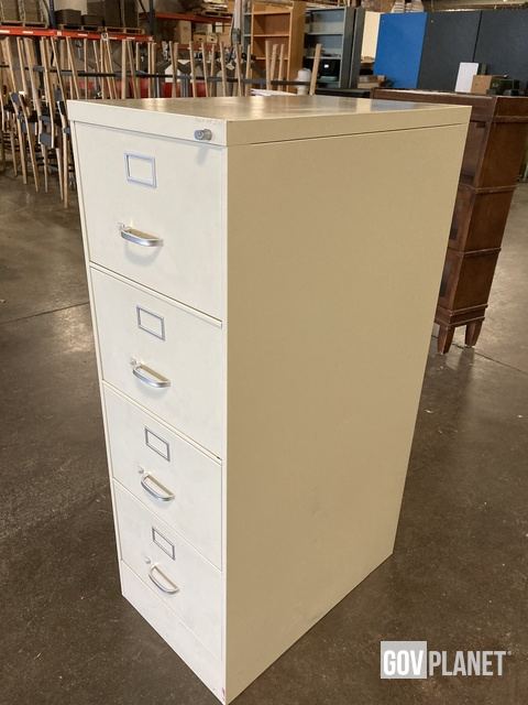 Metal File Cabinet 4-Drawer Home Office Shop Business Work Storage in ...