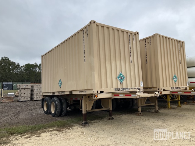 Surplus 2010 Chassis King Compressed Helium Cylinder Trailer in Lake ...