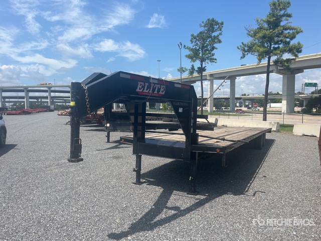 2021 Elite TD Float 40 ft T/A Gooseneck Flatbed Trailer | Ritchie Bros ...