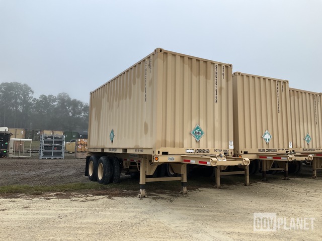 Surplus 2012 Chassis King Compressed Helium Cylinder Trailer in Lake ...