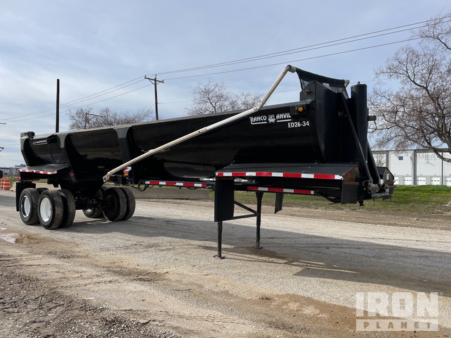 2017 Ranco ED26-34 34 ft T/A Frameless Demolition End Dump Trailer in ...