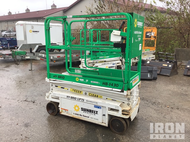 2018 Hybrid HB-1430 Electric Scissor Lift in Springfield, Illinois ...