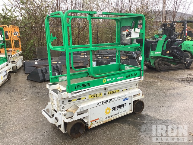 2018 Hybrid HB-1430 Electric Scissor Lift in Springfield, Illinois ...