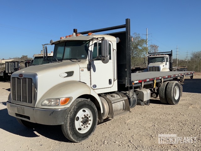 2013 Peterbilt 337 4x2 Flatbed Dump Truck in Buda, Texas, United States ...