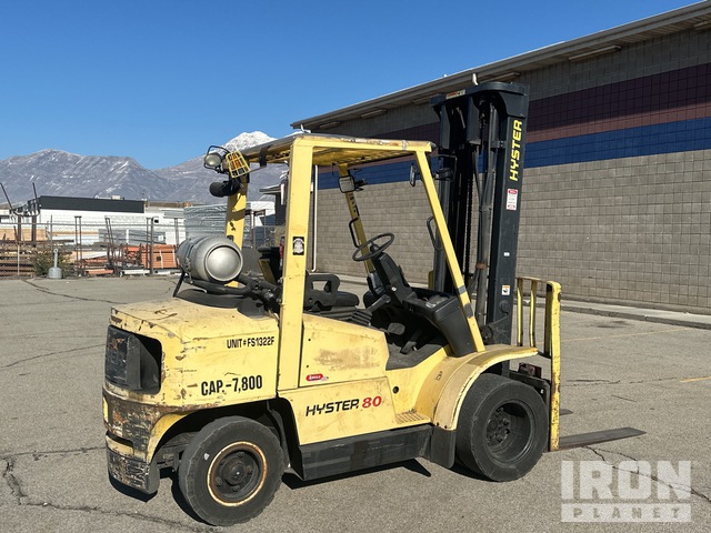2006 Hyster H80XM 8150 lb Pneumatic Tire Forklift in Orem, Utah, United ...