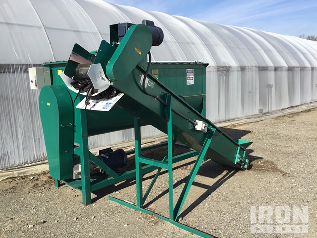 Quantity of (2) Bouldin & Lawson Electric Hopper & Conveyor in Howe ...