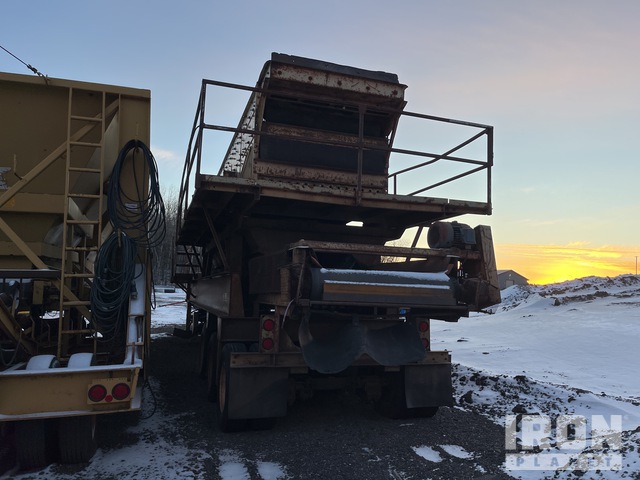 El Jay RC54 Cone Crushing Plant w/JCI 6203 Screen on 1996 Fab Tec 1316 ...