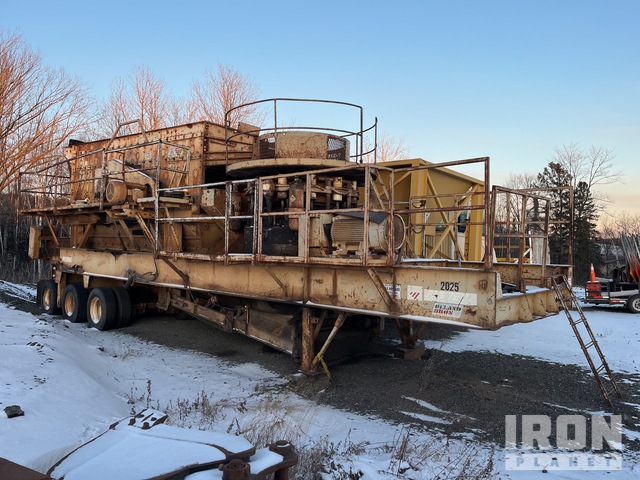 El Jay RC54 Cone Crushing Plant w/JCI 6203 Screen on 1996 Fab Tec 1316 ...