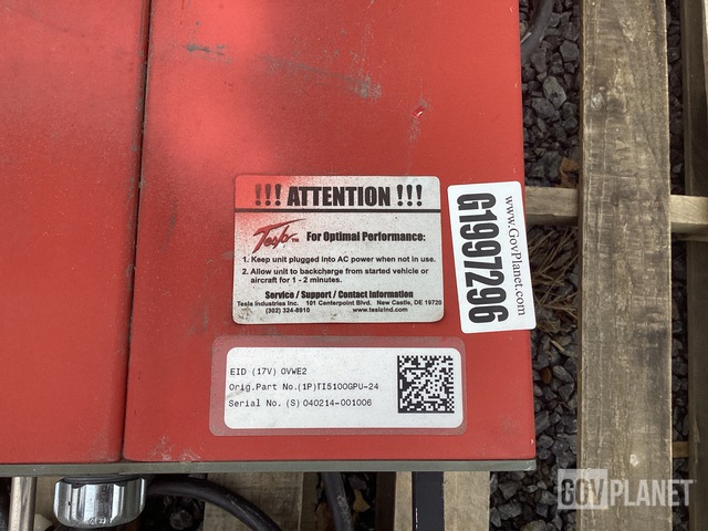 Tesla TI5100 GPU-24 Ground Power Unit in Chambersburg, Pennsylvania ...