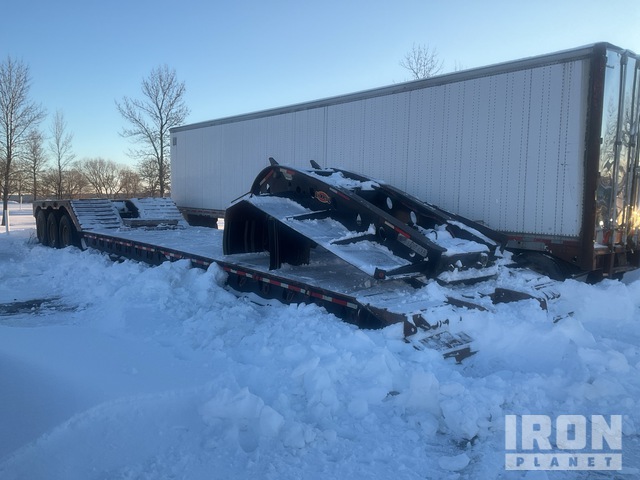2010 Deloupe EA70 100 ton Tri/A Single Drop Removable Gooseneck Off ...