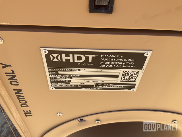 Surplus 2012 HDT F100-60K ECU Environmental Control Unit in ...