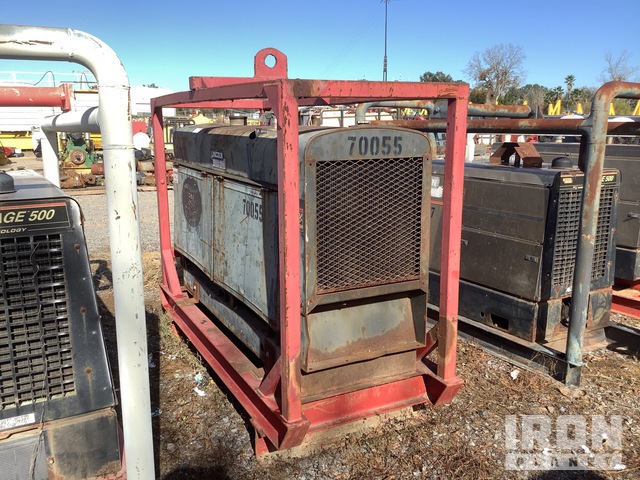 2002 Lincoln SAE 400 400 A Skid-Mounted Stick Engine Driven Welder in ...