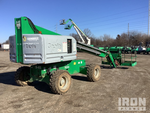 2015 Genie S45 4WD Dual Fuel Telescopic Boom Lift in La Fayette ...