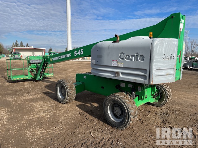 2015 Genie S45 4WD Diesel Telescopic Boom Lift in Novi, Michigan ...