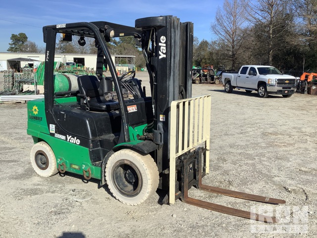 2016 Yale GTP060VXNEAQ087 4550 lb Pneumatic Tire Forklift in Augusta ...