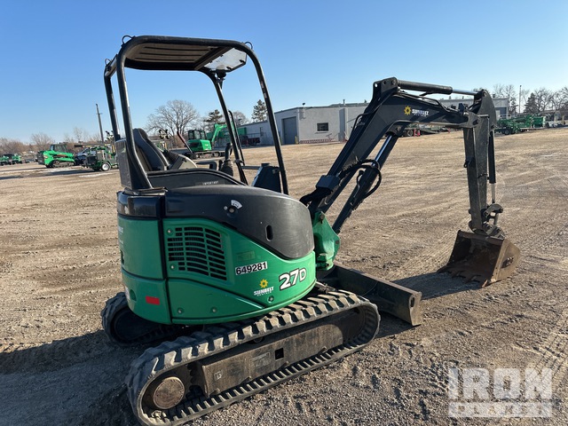 2014 John Deere 27D Mini Excavator in Rosemount, Minnesota, United ...