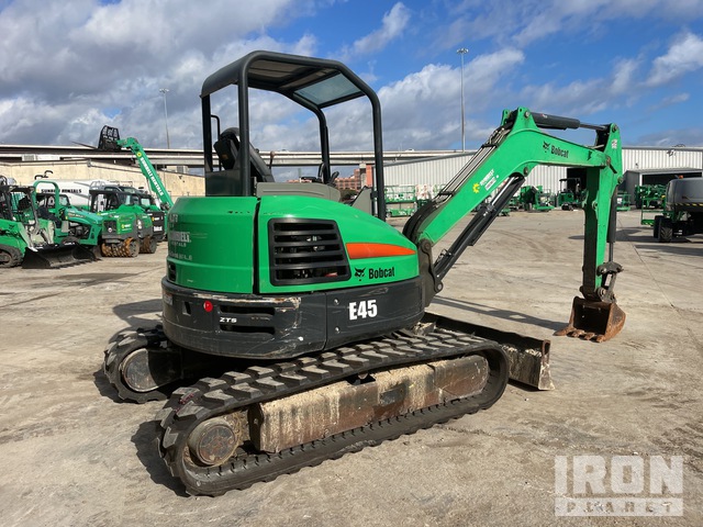 2017 Bobcat E45 Mini Excavator in Austin, Texas, United States ...