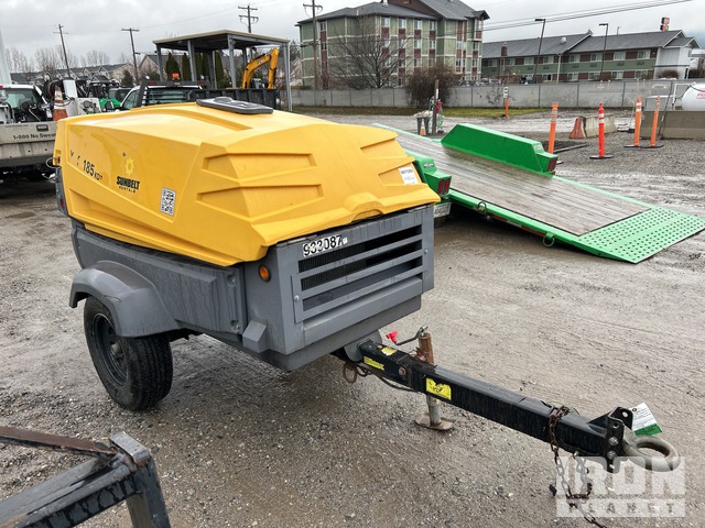2015 Atlas Copco XAS185 185 cfm Mobile Air Compressor in Post Falls ...
