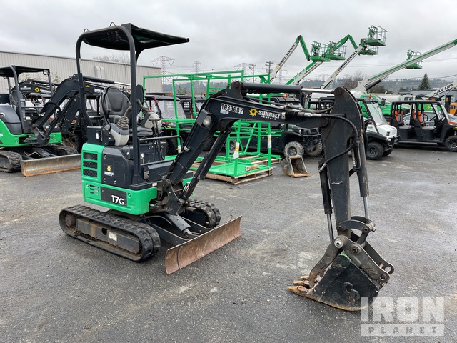 2017 John Deere 17G Mini Excavator in Auburn, Washington, United States ...
