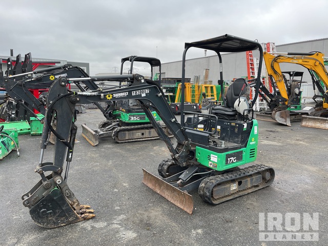 2017 John Deere 17G Mini Excavator in Auburn, Washington, United States ...