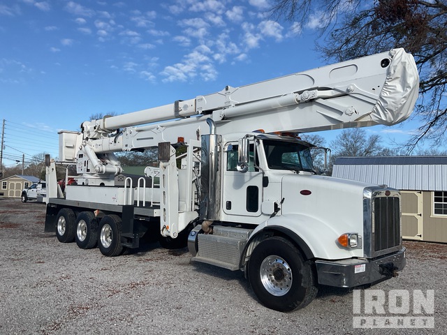 2014 Terex Hi-Ranger TM 125 ft on 2015 Peterbilt 365 8x6 Cable Placer ...
