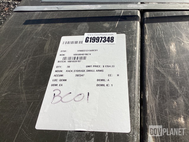 Surplus (4) Small Arms Storage Racks in Chambersburg, Pennsylvania ...