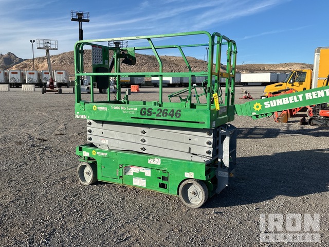 2014 Genie GS-2646 Electric Scissor Lift in Las Vegas, Nevada, United ...