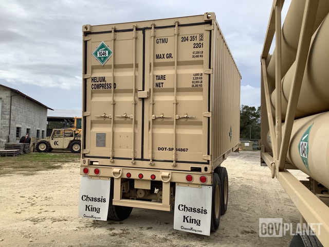 2012 Chassis King Compressed Helium Cylinder Trailer in Lake Butler ...