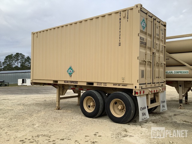 2012 Chassis King Compressed Helium Cylinder Trailer in Lake Butler ...